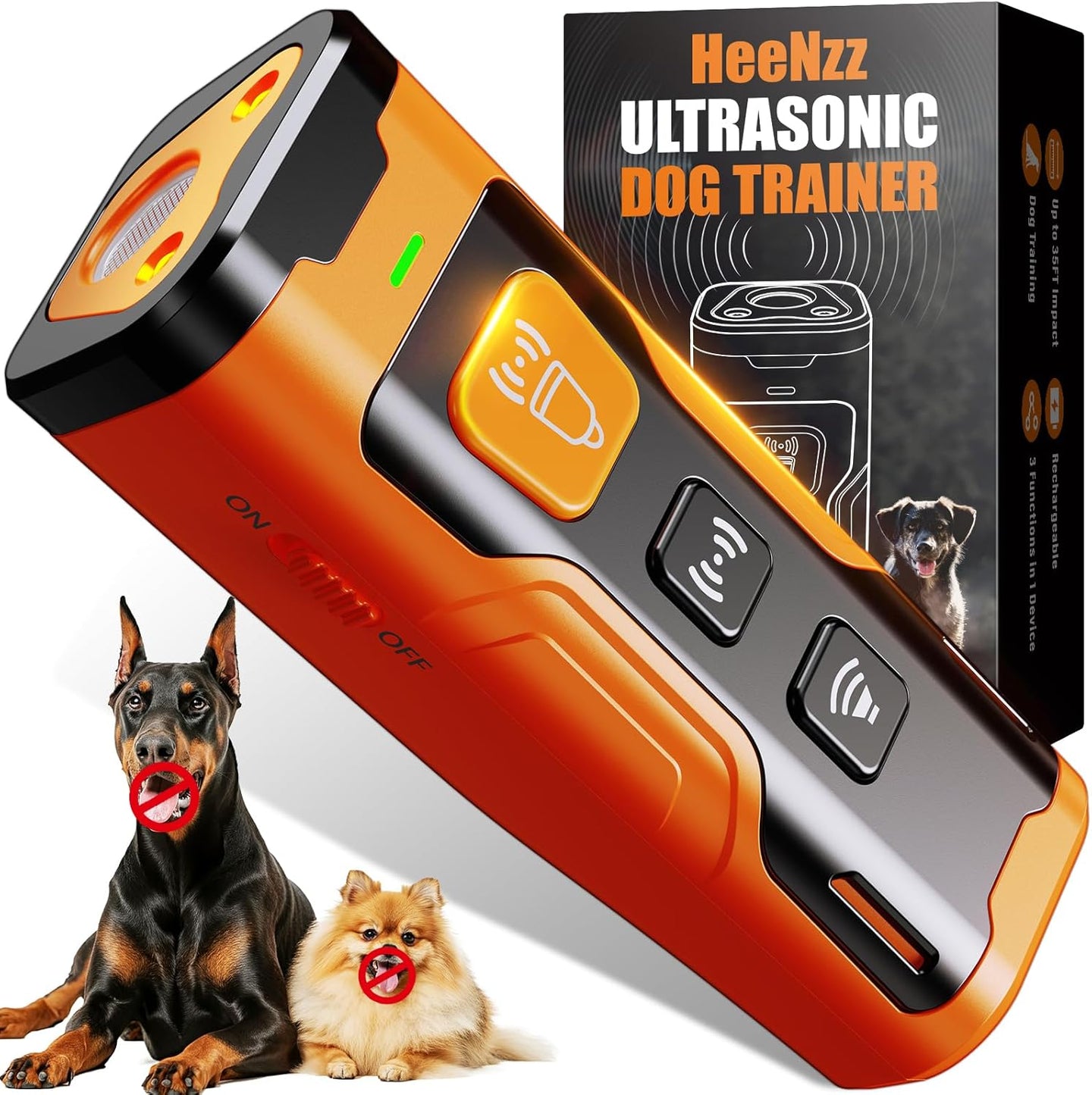 Ultrasonic Dog Training Device for Indoor & Outdoor Use – Barkin Good Deal