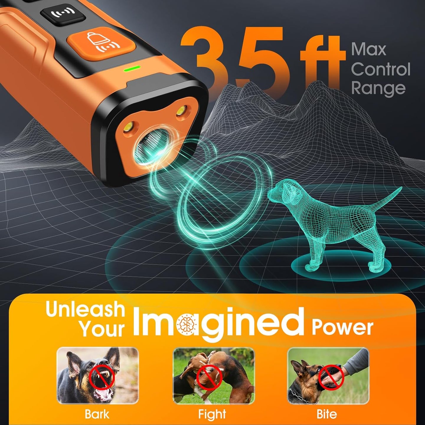 Ultrasonic Dog Training Device for Indoor & Outdoor Use – Barkin Good Deal